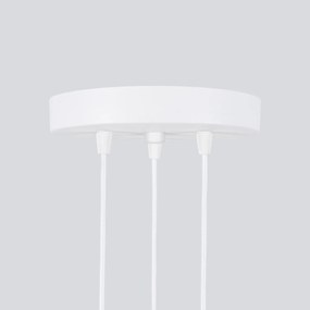 Sollux Lighting Závěsné svítidlo KARBON 3P bílé