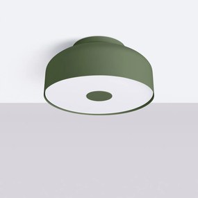 Sollux Lighting Stropní svítidlo OMIQ olivově zelené