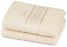4Home Bamboo Premium ručník krémová, 50 x 100 cm, sada 2 ks