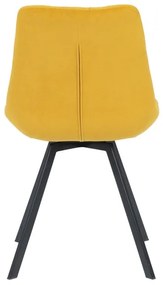 Otočná jídelní židle VALENTE Signal Žlutá