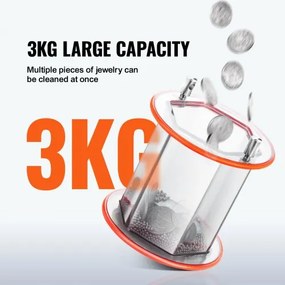 3 kg rotační skleněná leštička na povrchy Leštička na šperky Stroj na leštění