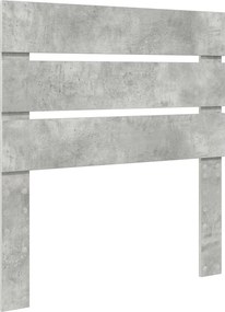 Rám postele Betonově šedá 90 x 190 cm Masivní borové dřevo 3411795
