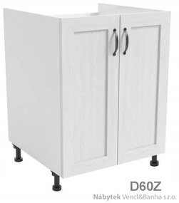 kuchyňská skříňka dřezová z laminátové DTD Royal D60Z gala