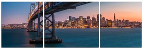 Obraz na plátně - San Francisco - panoráma 5923C (90x30 cm)