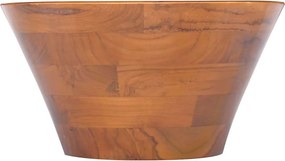 Umývadlo masivní teak Φ40 x 20 cm 326161