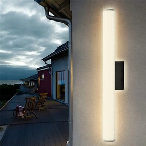 Led Koupelnové Nástěnné Svítidlo Bílé 24W Nad Zrcadlo 3300K 80 cm IP65