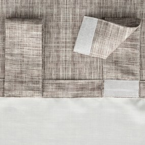 ZAHRADNÍ VODĚODOLNÝ ZÁVĚS NA POUTKÁCH GARDEN 155X200 CM HNĚDÁ