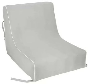 German Nafukovací sedací vak 70 x 90 x 70 cm / 100% polyester / světle šedá