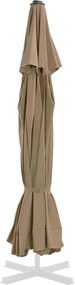 Náhradní potah na zahradní slunečník taupe 515 cm 312541