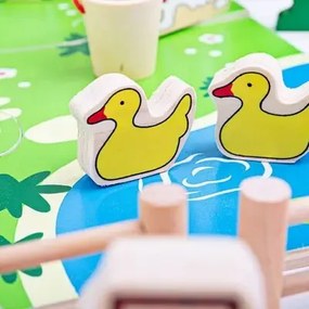 Bigjigs Toys Velká dřevěná farma / od 3 let