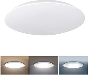LED stropní světlo odolné vůči vlhkosti WO822 - průměr 23 cm, bílá