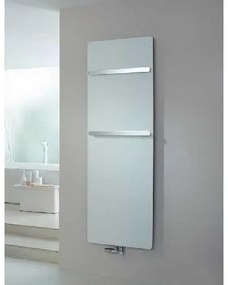 Zehnder Vitalo Bar - Koupelnový radiátor 1570 x 400 mm, rovný, středové připojení 50 mm, bílý lak VIP-160-040