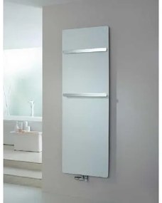 Zehnder Vitalo Bar - Koupelnový radiátor 157x40 cm, rovný, středové připojení 5 cm, bílý lak VIP-160-040