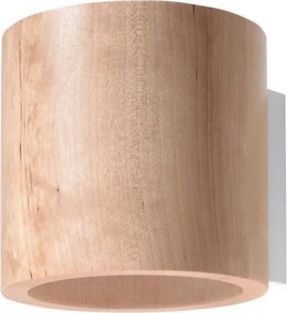 Nástěnné svítidlo SOLLUX Orbis G9 1x40W bez zdroje SL.0490 přírodní dřevo