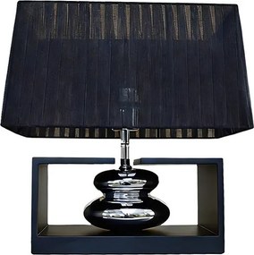 Designová stolní lampa Kamaria 35 cm černá