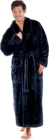 Tmavě modrý chlupatý župan Jack extra 21 20 5952 - XL