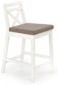 Barová židle Borys / Bílá