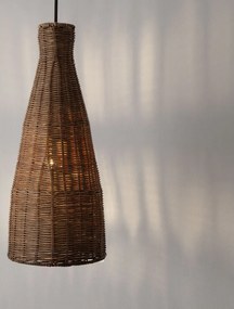 Ratanové závěsné svítidlo v přírodní barvě ø 19,5 cm Rielo – Nova Luce