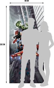 Dětská vliesová fototapeta na zed' Marvel Avengers, Disney | 90 x 202 cm | DFTDNV 5491