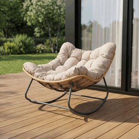 Autronic Zahradní houpací křeslo AZL-G5143 Barva potahu: Šedá