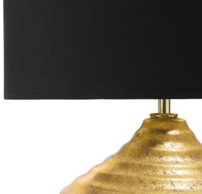 Zlatá stolní lampa KUBAN Beliani