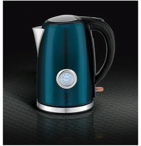 Berlinger Haus Rychlovarná konvice s termostatem Aquamarine Metallic Line, 1,7 l