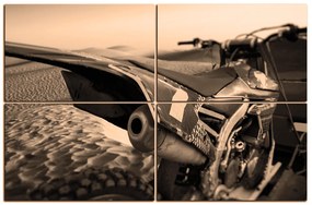 Obraz na plátně - Moto freestyle 1124FD (150x100 cm)