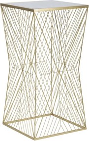 Odkládací stolek Lines 50 cm zlatý