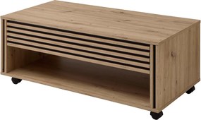 XXXLutz KONFERENČNÍ STOLEK, dub artisan, kompozitní dřevo, 60/90/42 cm MID.YOU - Konferenční stolky - 000572044801