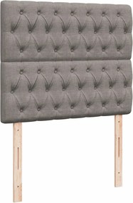 Box spring postel s matrací taupe 120x200 cm textil 3292766