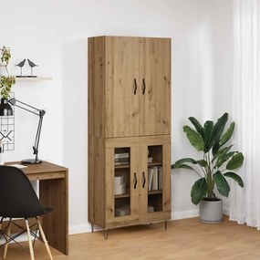 Vysoký bufet 2 ks Artisanový dub 69,5 x 34 x 180 cm 3403166