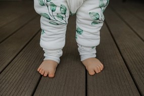 Sleepee Celoroční spací pytel s nohavicemi JUNGLE PLANT z bavlny Zvolte rozměr: M (3 - 4 roky)