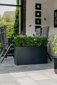 Květináč ELEMENTO SLIM, sklolaminát, šířka 90 cm, antracit