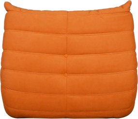 Designové křeslo Nua samet oranžové