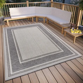 Hanse Home, Kusový koberec Clyde 105910 Cast Beige Grey – na ven i na doma, 76x150, šedá, chodba / předsíň