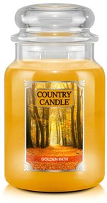 Country Candle Vonná Svíčka Golden Path, 652 g