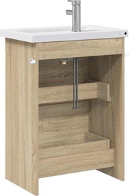 Sada koupelnového nábytku Dub sonoma 61 x 40 x 84,5 cm 3404368