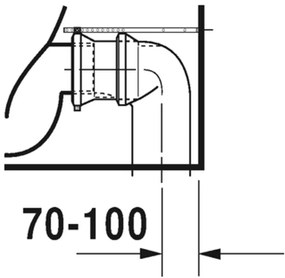 Duravit Viu - Stojící WC kombi, Bílá 2191092000