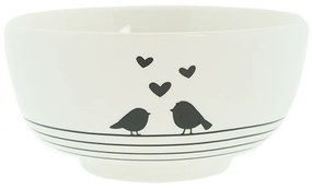 Porcelánová miska na polévku s ptáčky Love Birds – 500 ml