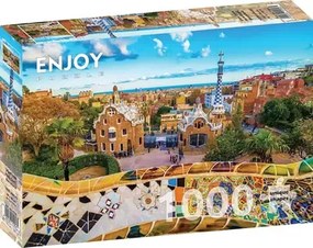 ENJOY Puzzle Výhled z parku Güell, Barcelona / 1000 dílků / od 14 let