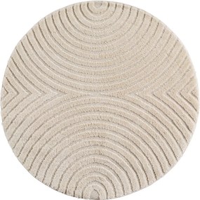 Krémový kulatý koberec ø 120 cm Art 1122 – Ayyildiz Carpets