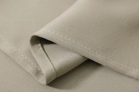 Závěs OXFORD 140x250 cm, světle béžový Zavěšení: Kovové kroužky