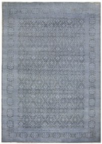 Diamond Carpets koberce Ručně vázaný kusový koberec Diamond DC-HALI B Light grey/blue Rozměry koberců: 120x170