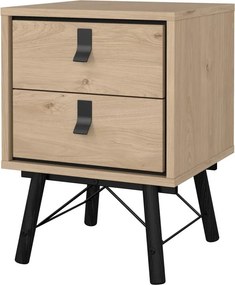 FALCO Noční stolek Rain 2s jackson hickory