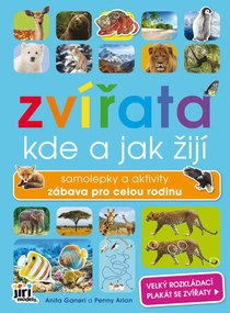 JIRI MODELS Svět zvířat Kde a jak žijí zvířata s aktivitami a plakátem 3
