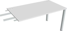 Hobis Kancelářský stůl řetězící do úhlu Hobis US 1400 RU, deskaakát, bílá RAL 9016