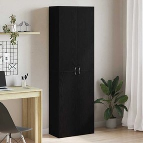 Kancelářská skříň Černý dub 60 x 32 x 190 cm Kompozitní dřevo 3329298