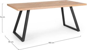 Jídelní stůl 90x180 cm Dukat – Yes Everyday