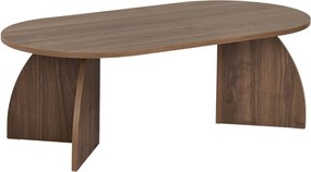 Designový konferenční stolek Felinus 120 cm vzor ořech