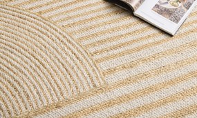 Diamond Carpets India, Ručně vázaný kusový koberec Elka J-52 Natural, 80x150, béžová, chodba / předsíň